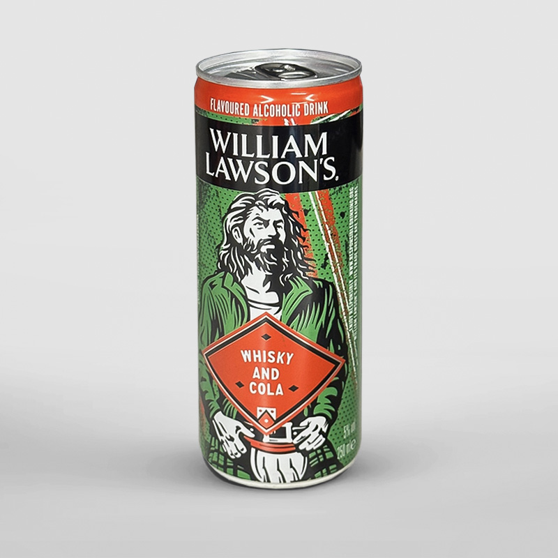 WILLIAM LAWSON'S WHISKY&COLA CAN 4x6x25CL | VDC & BO